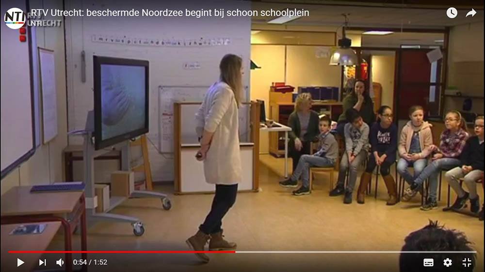 RTV Utrecht bij gastles In de Noordzee | Avonturier Melvin Redeker